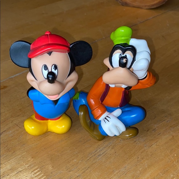 Disney | Toys | Disney Action Figures Mickey And Goofy Red Blue | Poshmark